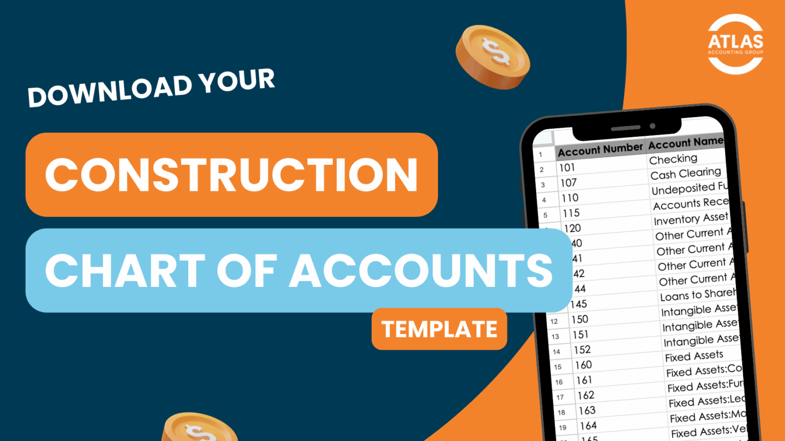 Download Your Construction Chart of Accounts 2025 | Atlas Accounting Group